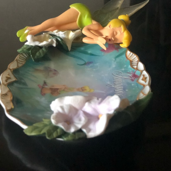 The Bradford Exchange | Other | Tinker Bell Plate Disney | Poshmark